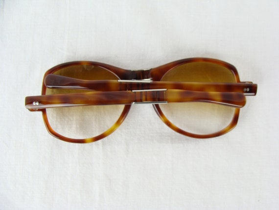 Vintage Foldable Sunglasses 70s Eye Benders Beta Faux… - Gem