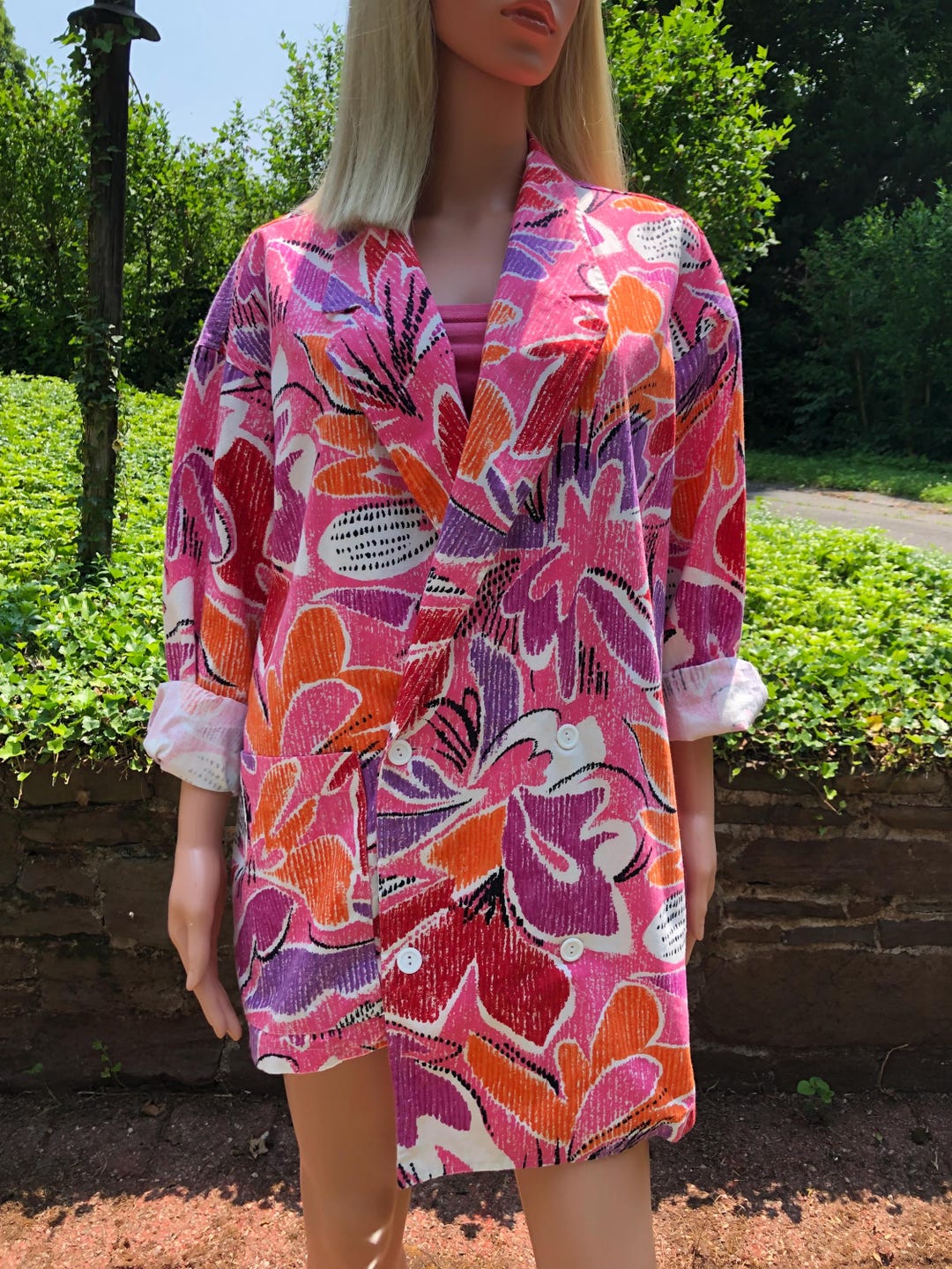 Vintage Jams Surf Line International Blazer 80s Cotton Made in USA ...