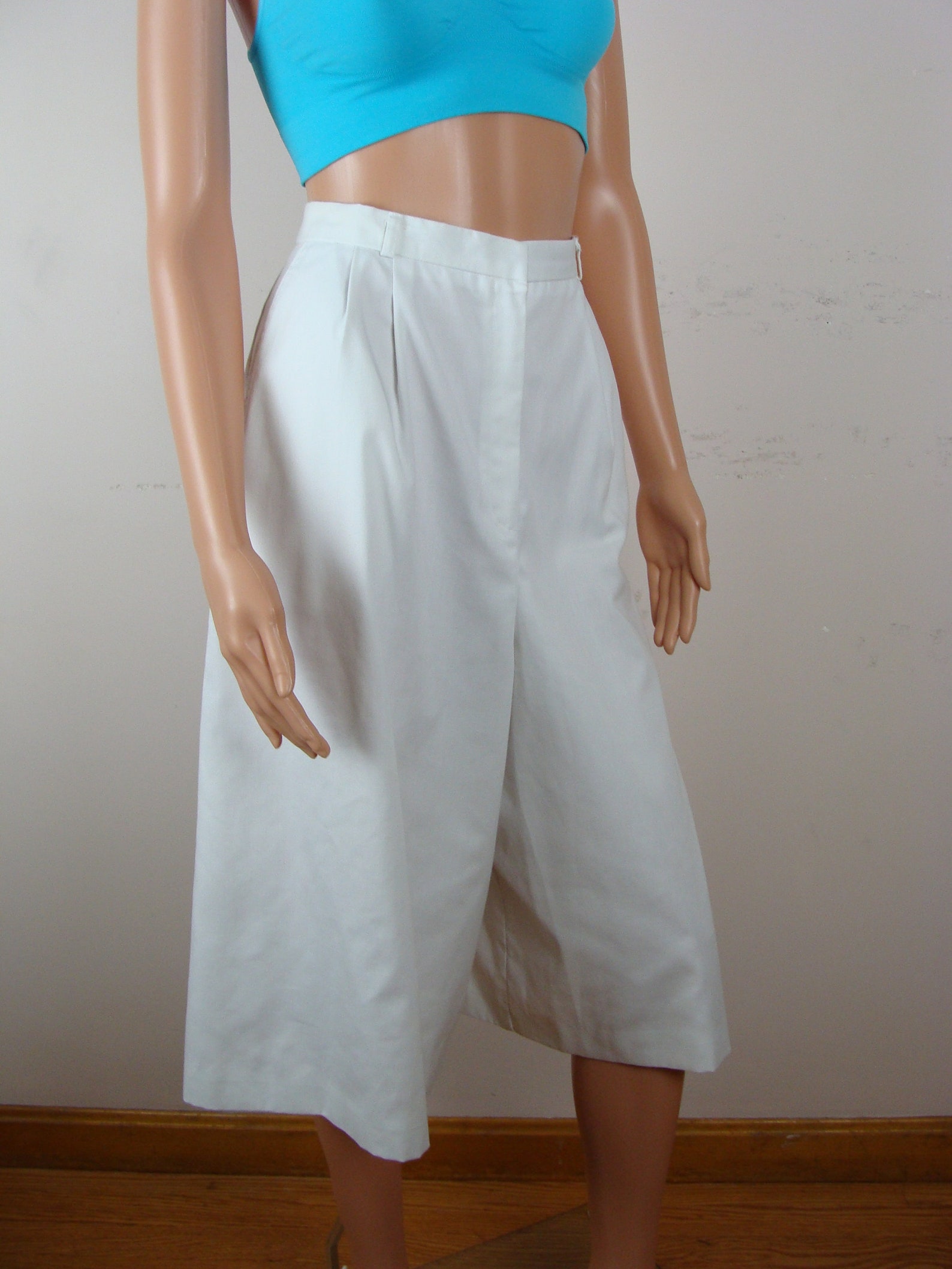 Vintage Culottes 70s High Waisted Super Wide Leg Gaucho Pants - Etsy