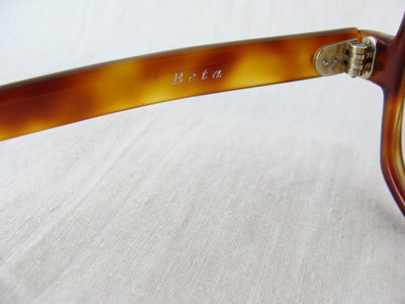 Vintage Foldable Sunglasses 70s Eye Benders Beta Faux… - Gem