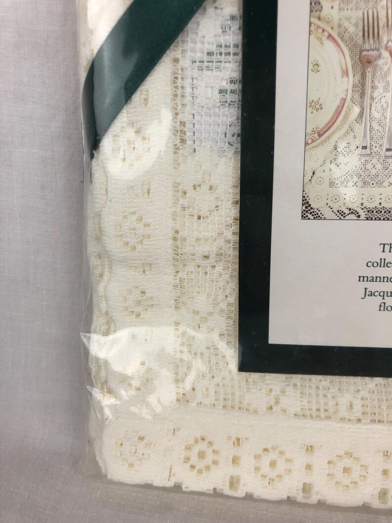 Vintage Laura Ashley Nottingham Lace Placemats Set of 4 NOS Deadstock ...