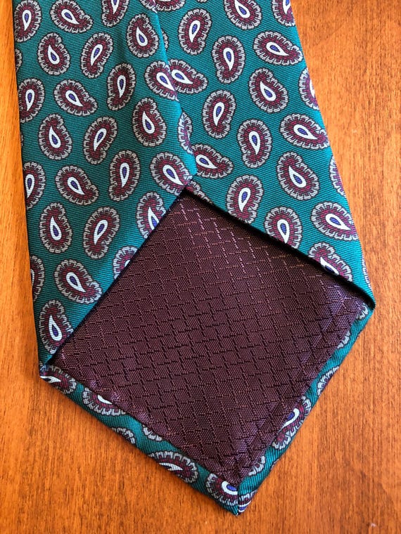 Vintage Christian Dior Silk Tie 80s Designer Necktie … - Gem