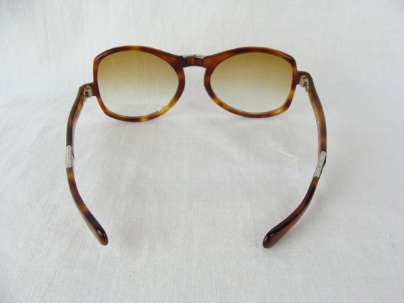 Vintage Foldable Sunglasses 70s Eye Benders Beta Faux… - Gem