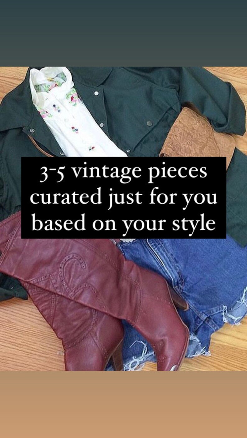 Personalized Vintage Collection | Curated Style Bundle | Wardrobe ...