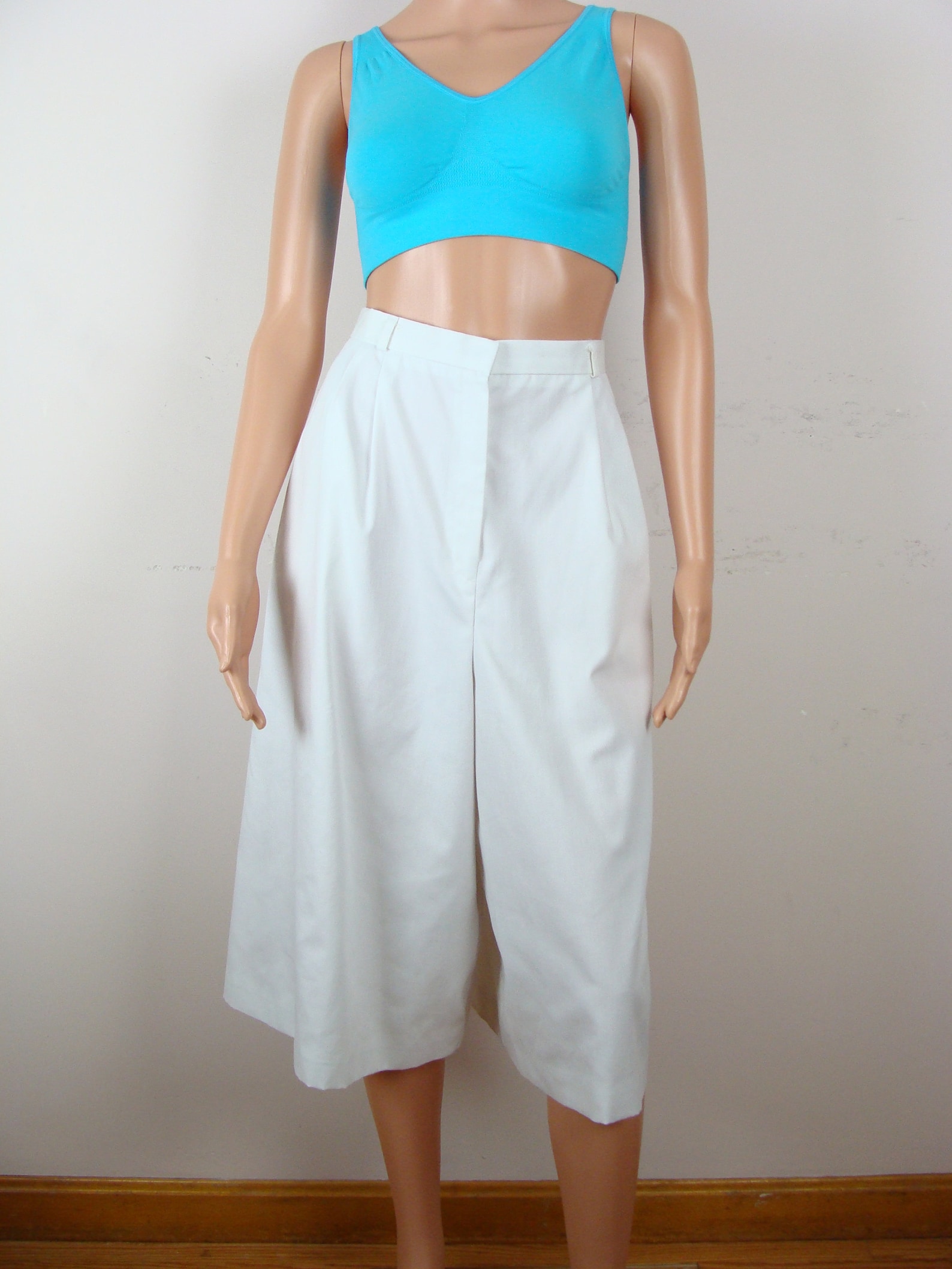 Vintage Culottes 70s High Waisted Super Wide Leg Gaucho Pants - Etsy