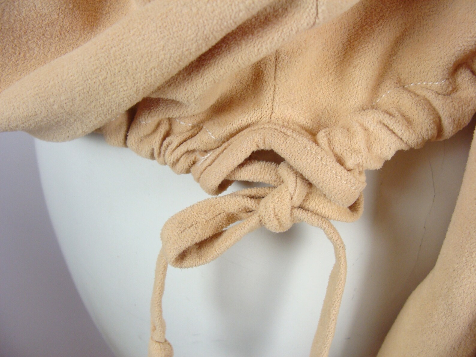 Vintage Velour Top 70s Collared V Neck Pull Over Drawstring | Etsy