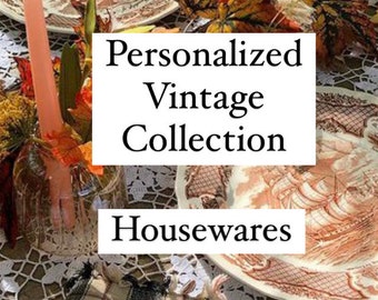 Curated Vintage Bundles | Personalized Housewares | Home Goods Bundle ...