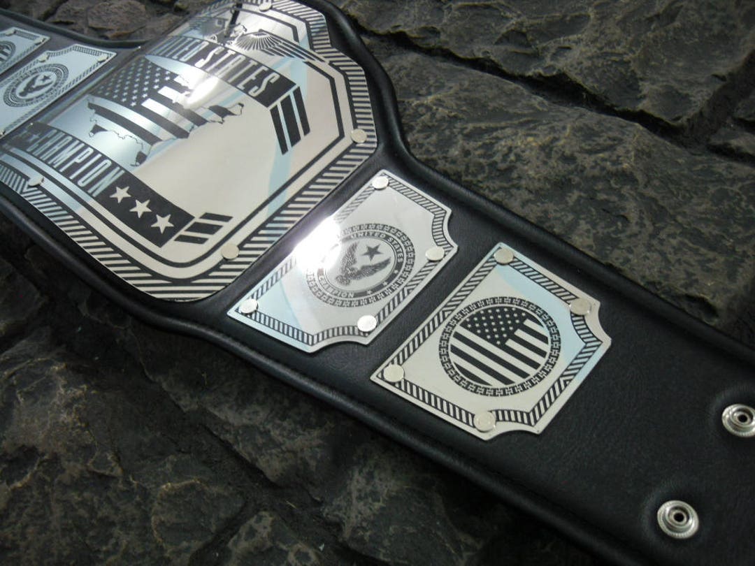 United States Championship Title Belt New Enforcer Model 30% Larger ...