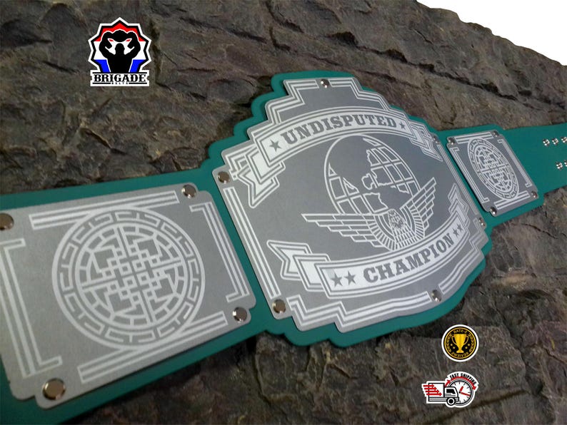 Undisputed Champion Title Belt - High Quality Metal - Hand Crafted ...