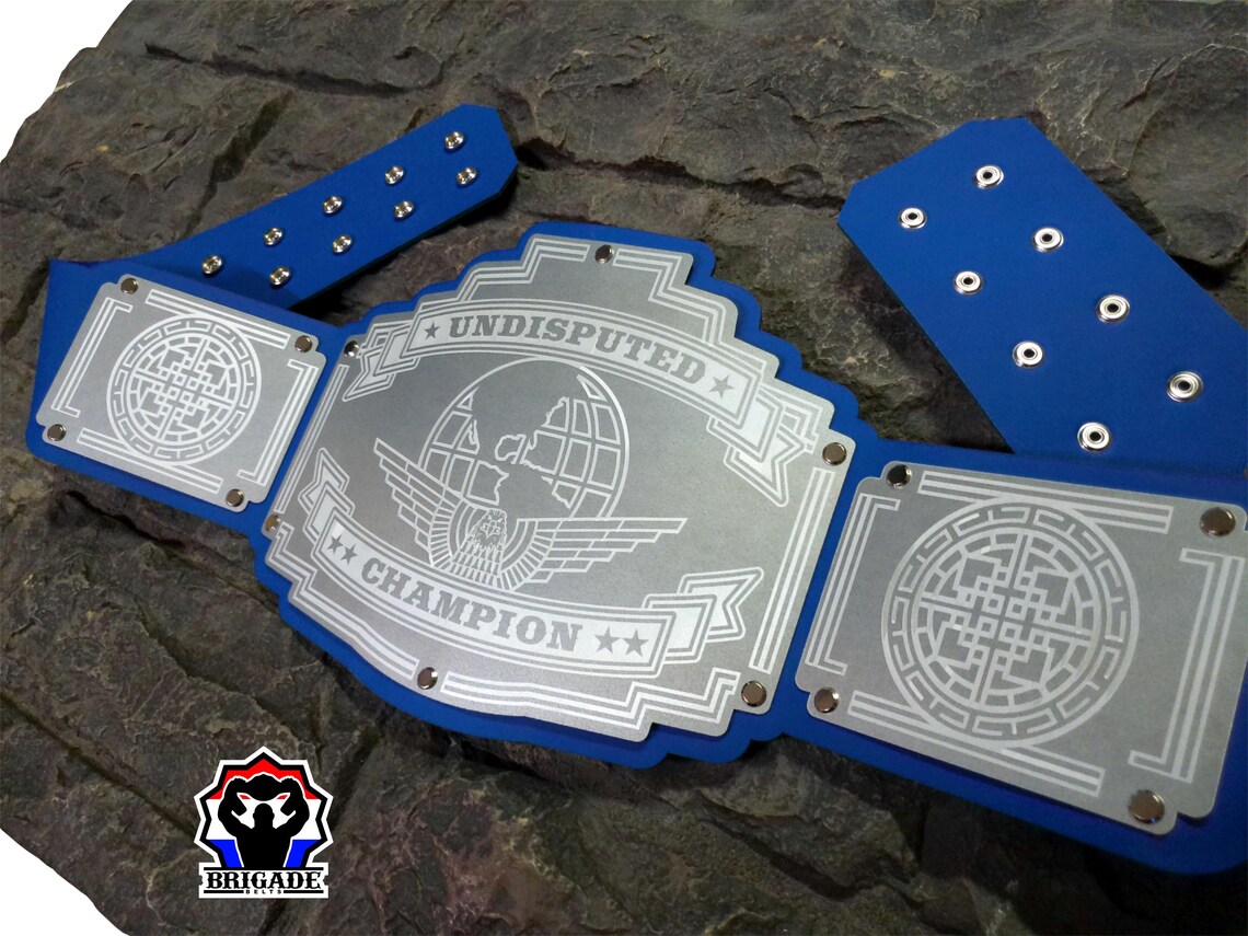 Undisputed Champion Title Belt - High Quality Metal - Hand Crafted ...
