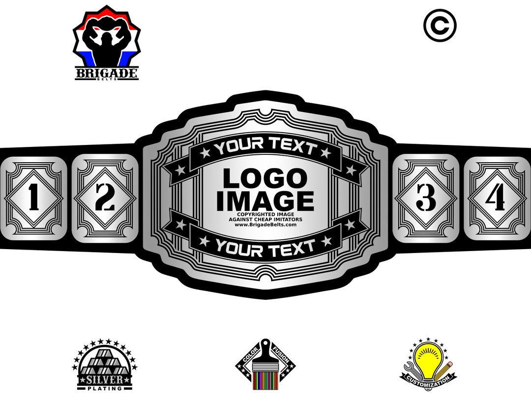 Custom Championship Belt - Full Size Customizable Title Belt - Legend ...