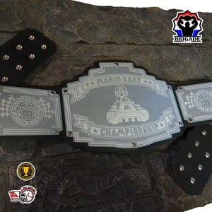 Mario Kart Belt | Championship Title Belt | Full Size Bomber Series ...
