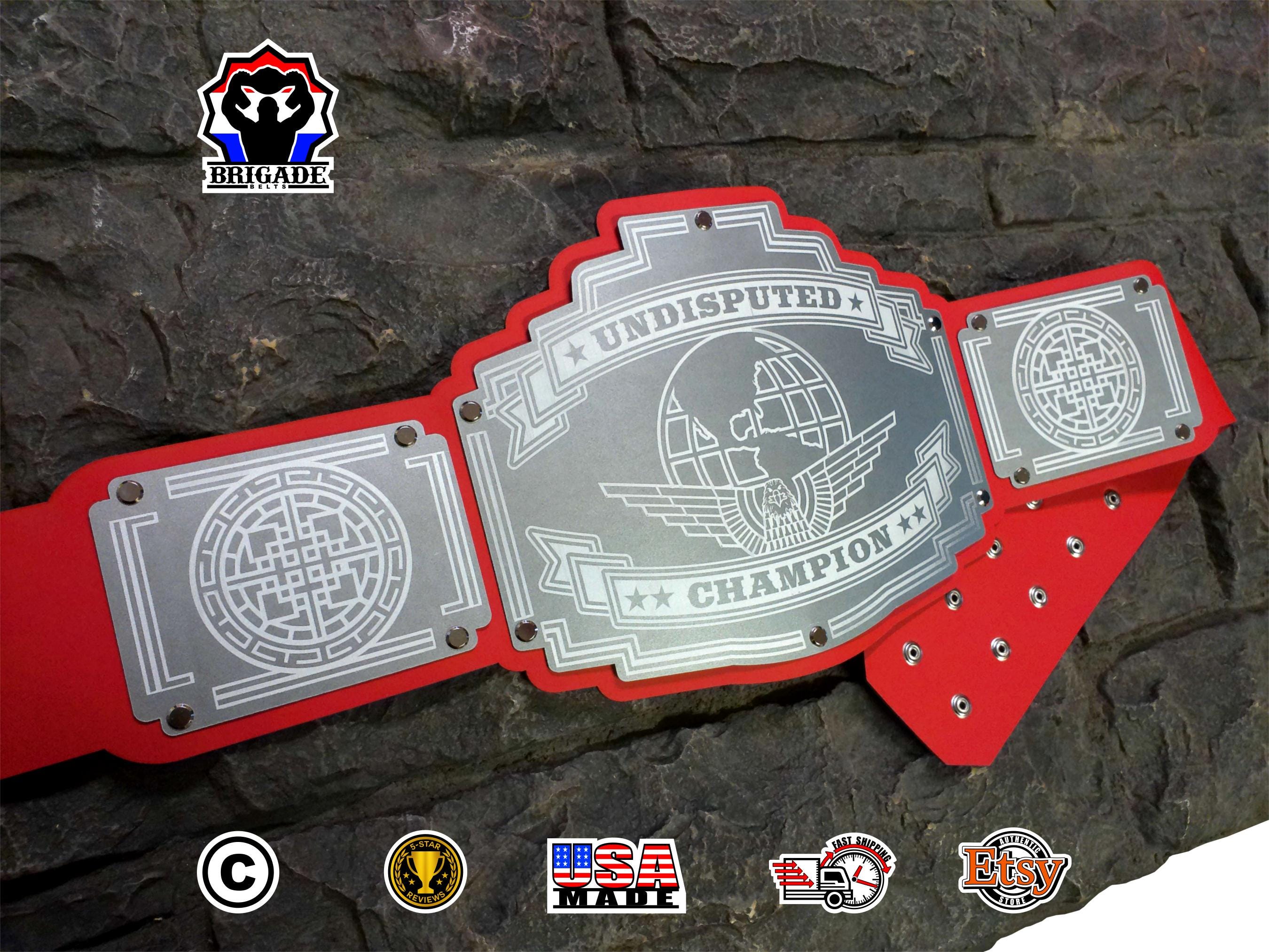 Undisputed Champion Title Belt - High Quality Metal - Hand Crafted ...
