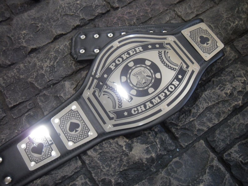 Poker Championship Belt Cards Premium Avenger Model New Bold | Etsy