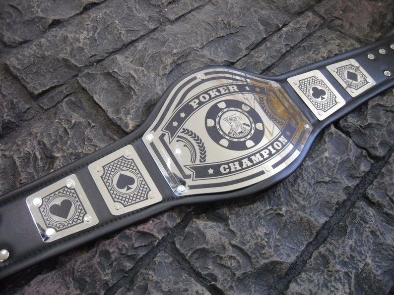 Poker Championship Belt Cards Premium Avenger Model High Quality Metal ...