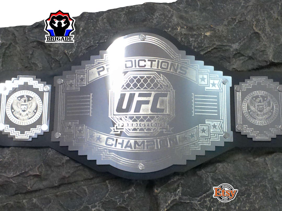 UFC Predictions Champion | Full Size Title Championship Belt | Shiny ...