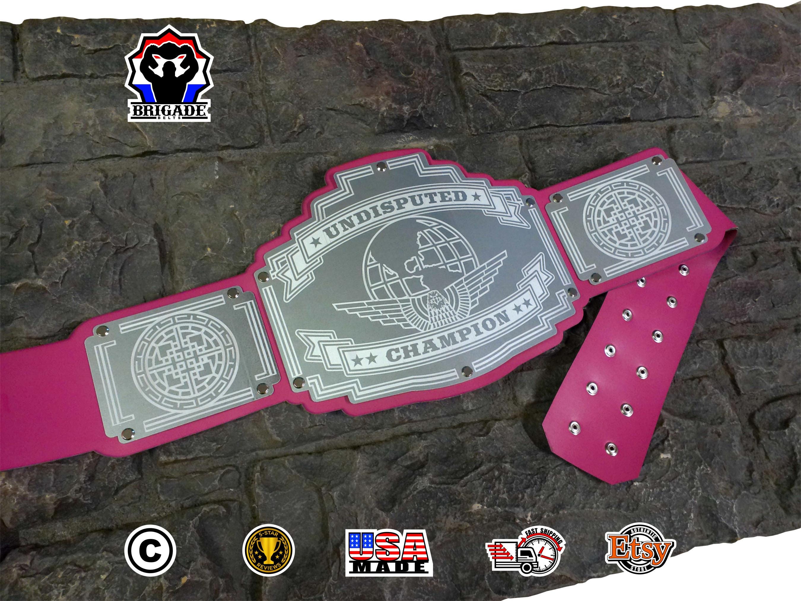 Undisputed Champion Title Belt - High Quality Metal - Hand Crafted ...