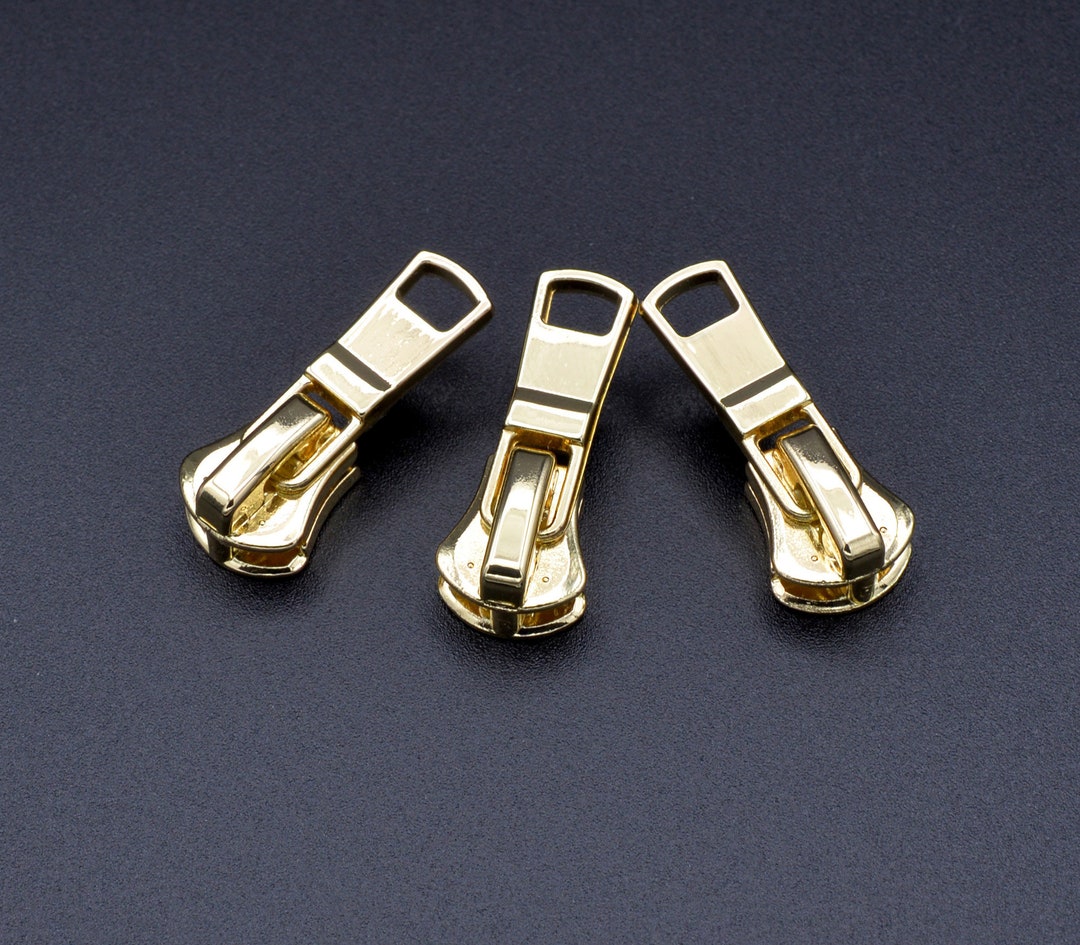 High-end Metal Zipper Pulls - #3 and #5 Zipper Sliders for Purses ...