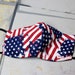 American Flag Face Mask: Reusable Patriotic Americana Theme - Etsy