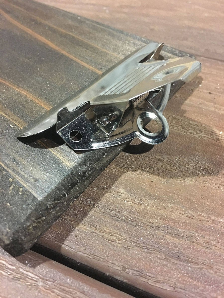 Restaurant Menu Boards With Silver Clipboard Clip Rustic - Etsy