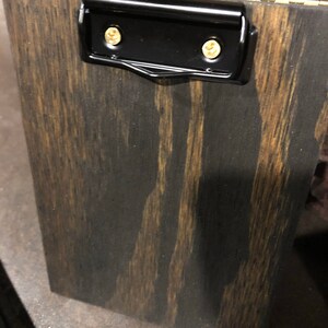 Rustic Wood Table Tent Clipboard Custom Table Tent With Black Clip ...
