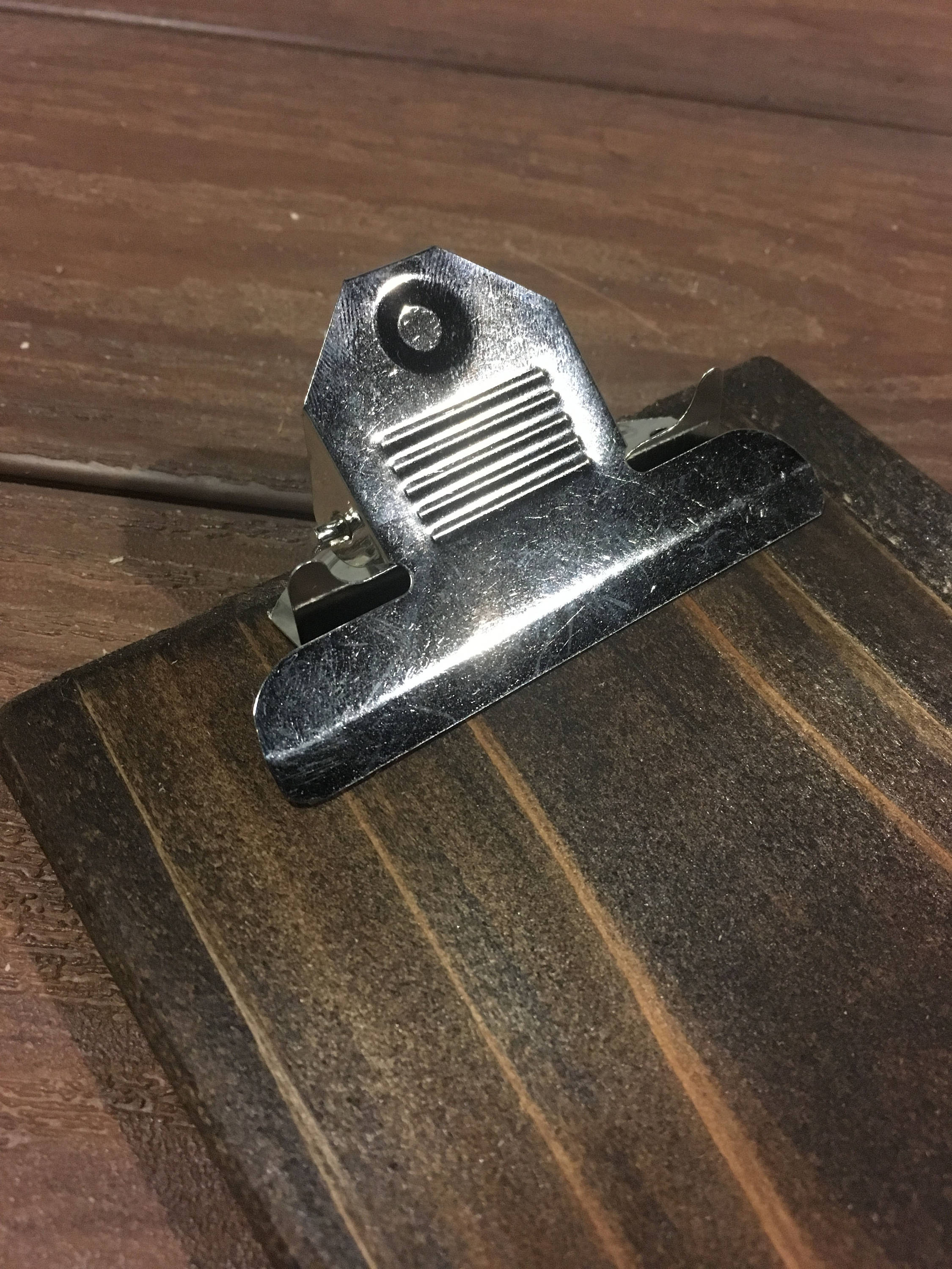 Restaurant Menu Boards With Silver Clipboard Clip Rustic - Etsy