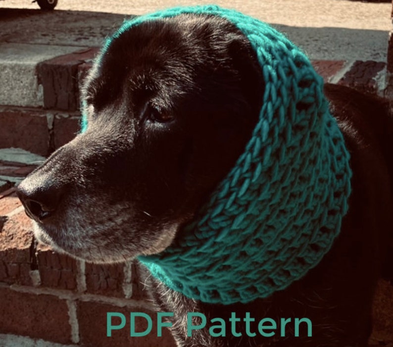 Dog Snood Pattern / Raised Dog Scarf Pattern / Dog Snood - Etsy