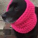 Pink Dog Snood — Hot Pink Dog Snood — Dog Scarf — Snood for Dog — Pink ...