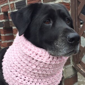 Pink Dog Snood — Dog Scarf — Snood for Dog — Pink Dog Scarf — Infinity ...