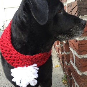 Dog Scarf — the "scarlet Puppy" Dog Scarf — Red Dog Scarf — Dog Scarf ...