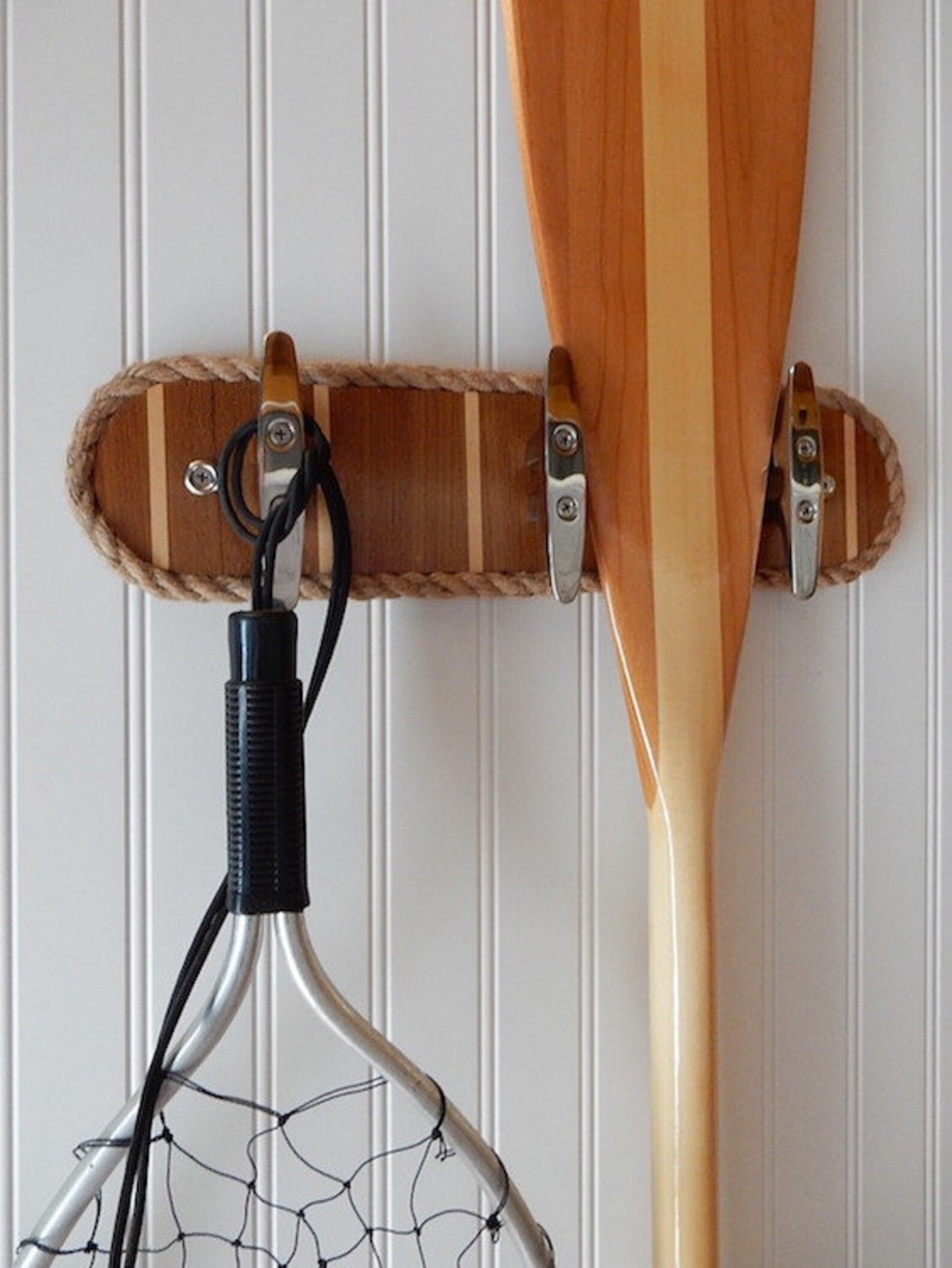 Nautical Wall Rack Stainless Steel Cleat Hooks Coat or | Etsy