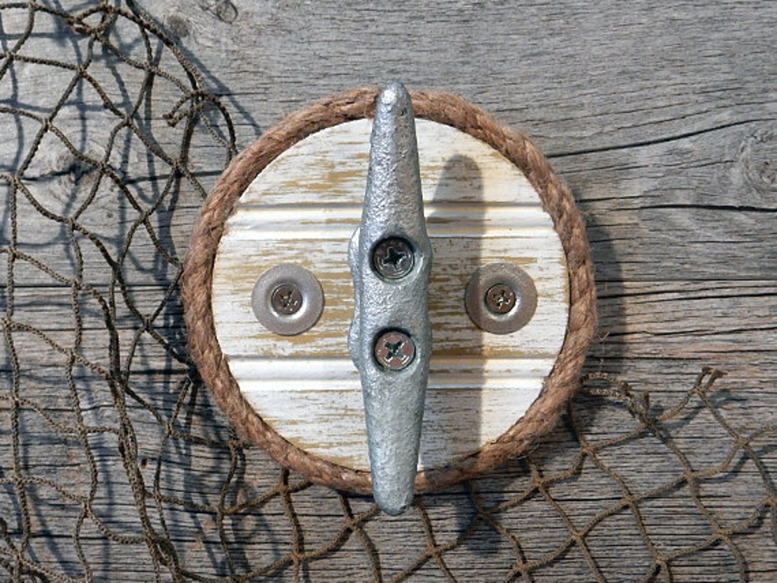 Nautical Cleat Wall Hook Galvanized Boat Dock Cleat Beach - Etsy