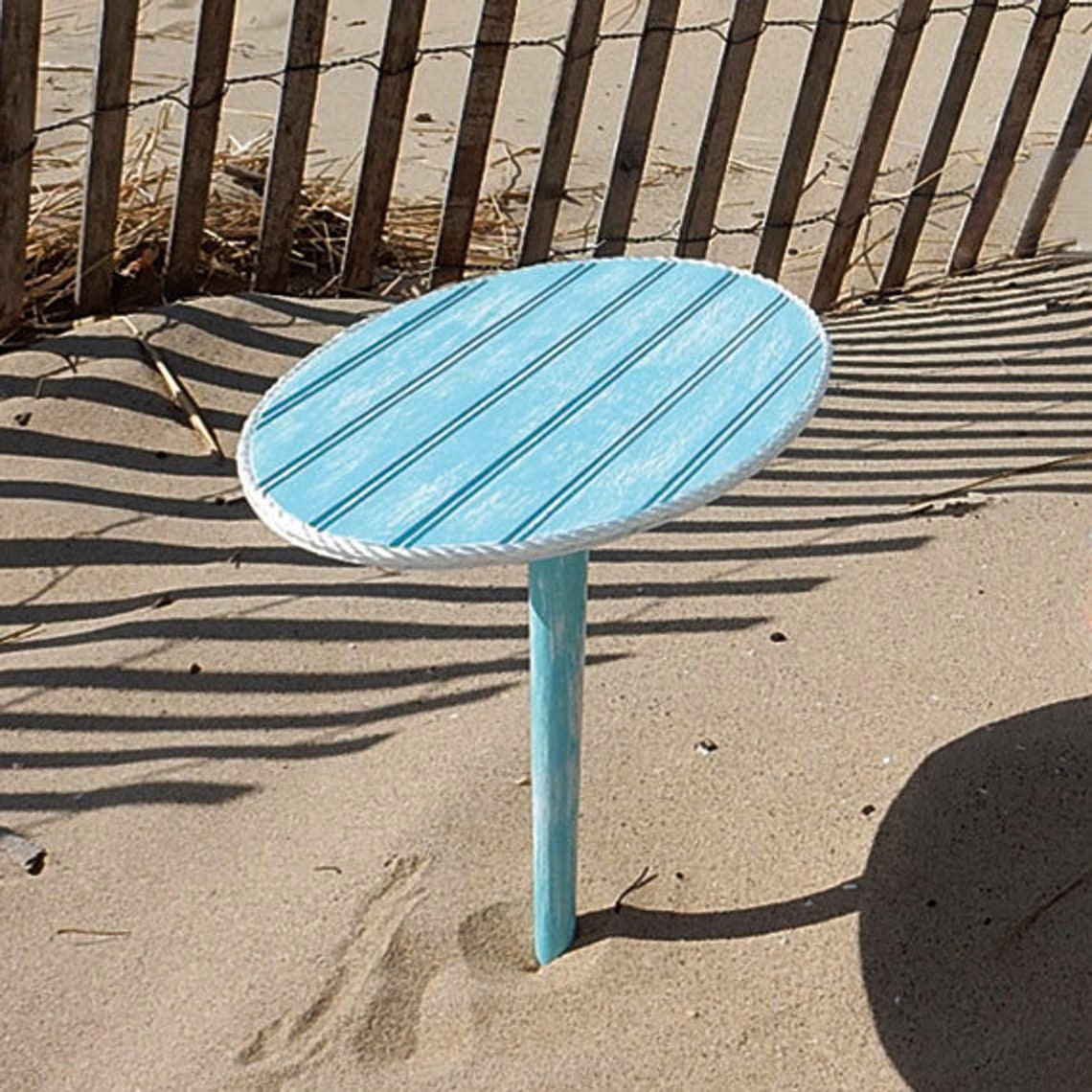 Beach Sand Table Portable Spike Table Resort Cottage - Etsy