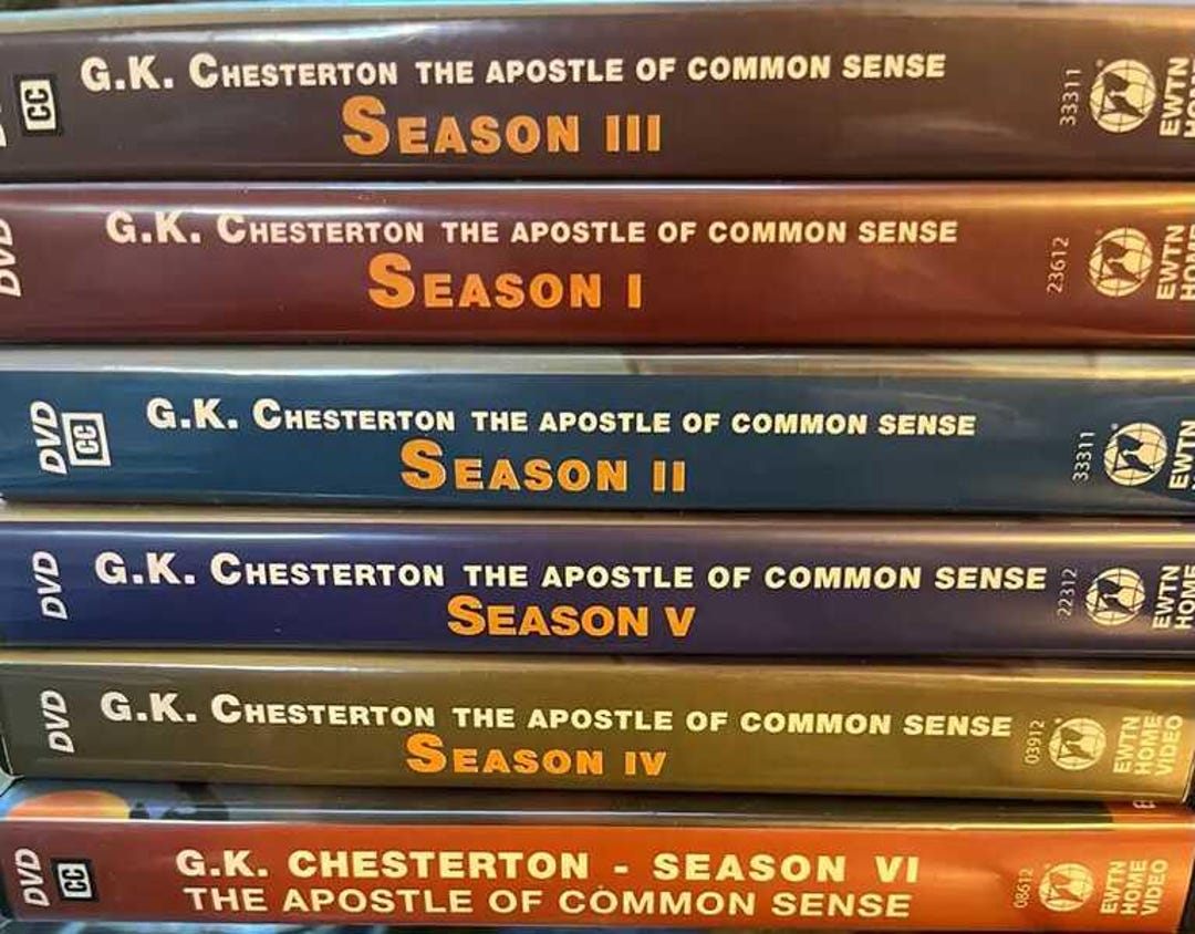 G K Chesterton DVD Set Apostle of Common Sense Season 1-6 Dale Alquist ...