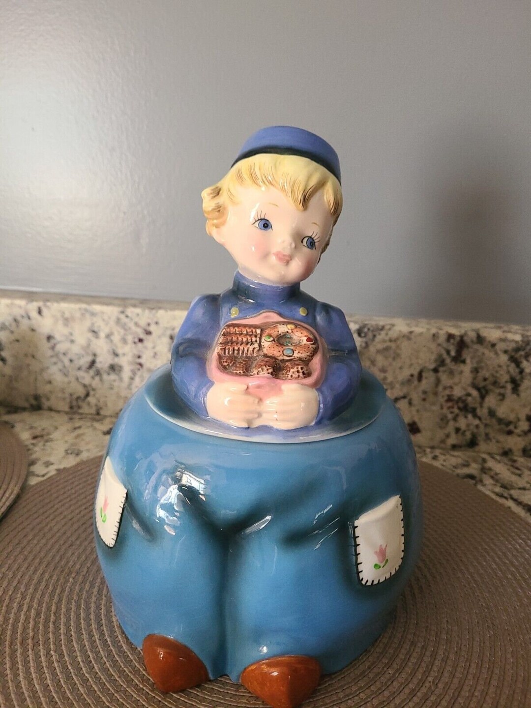 Lefton ESD Dutch Boy Cookie Jar 1950's Japan - Etsy