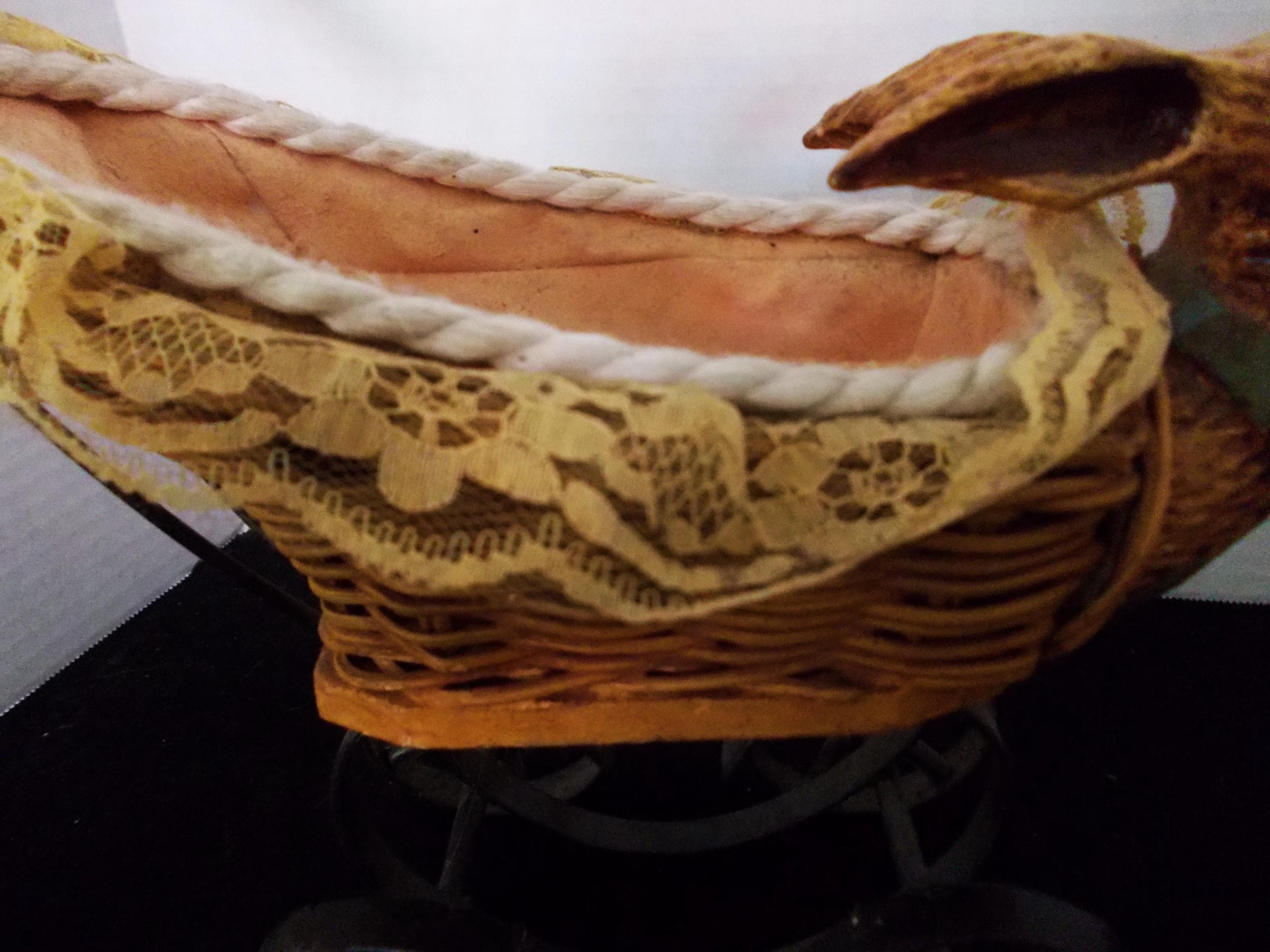 Vintage Rabbit Head Wicker Pram Baby Buggy - Etsy