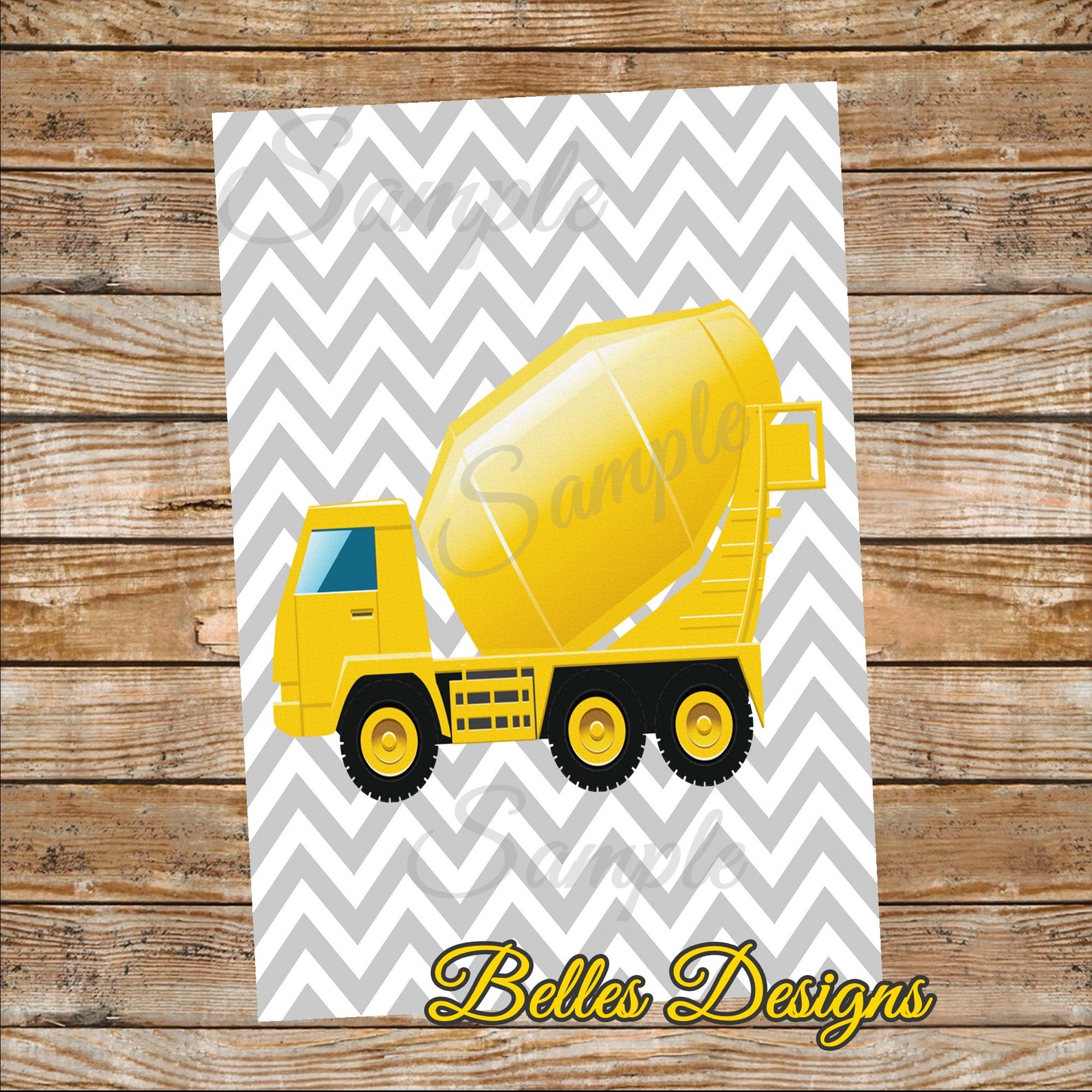 Construction Wall Decor Construction Themed Art Wall Art - Etsy