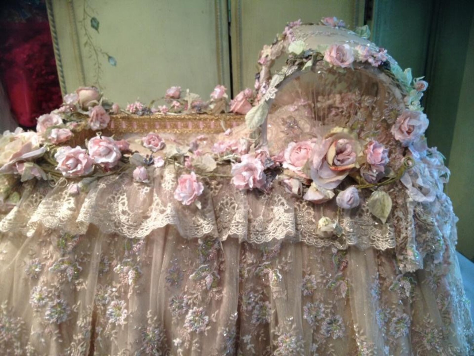 Exquisite one-of-a-kind Dolls Bassinet ..full Size for a | Etsy