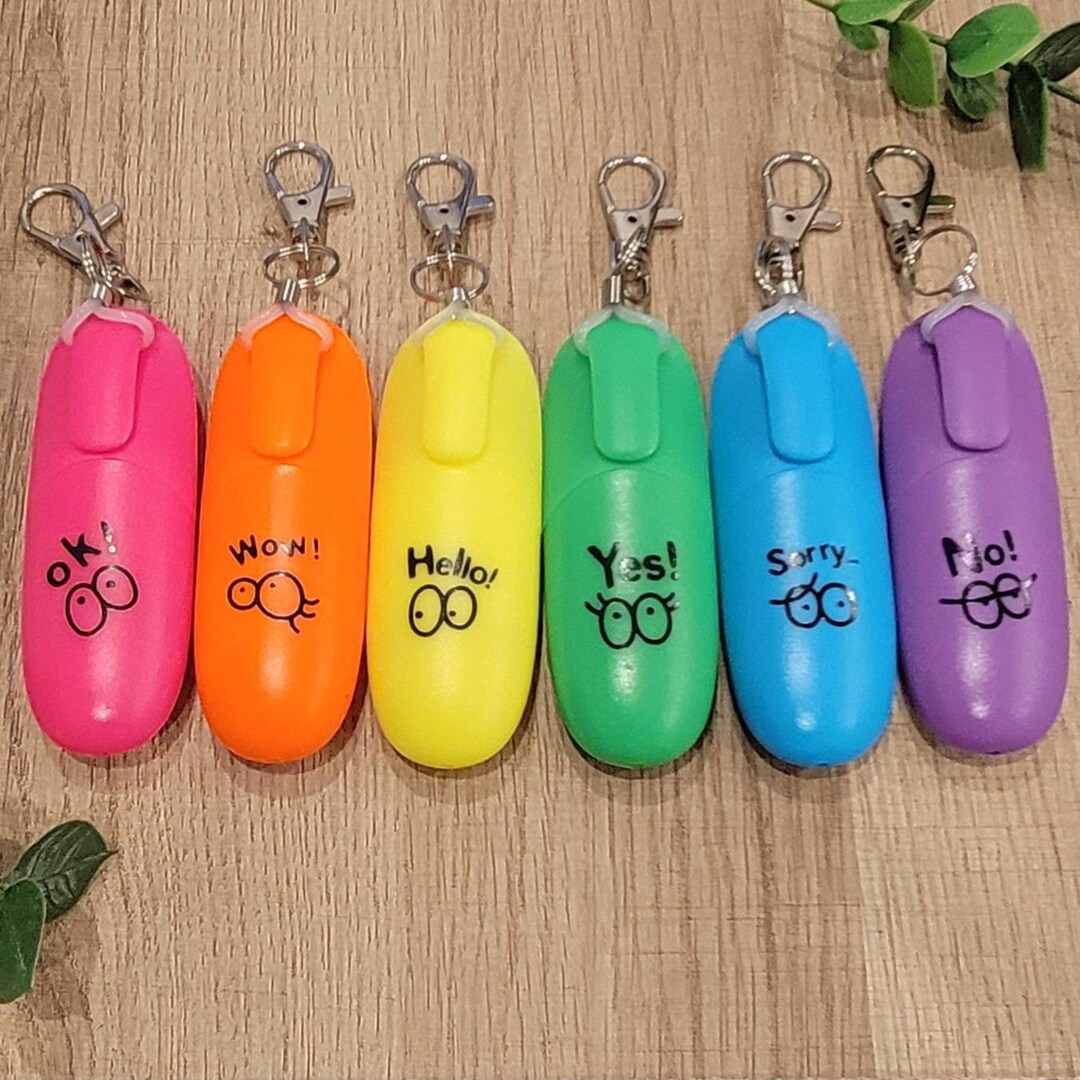 Chunky Emoji Clip on Highlighter, Chisel Tip Highlighter Badge Reel ...