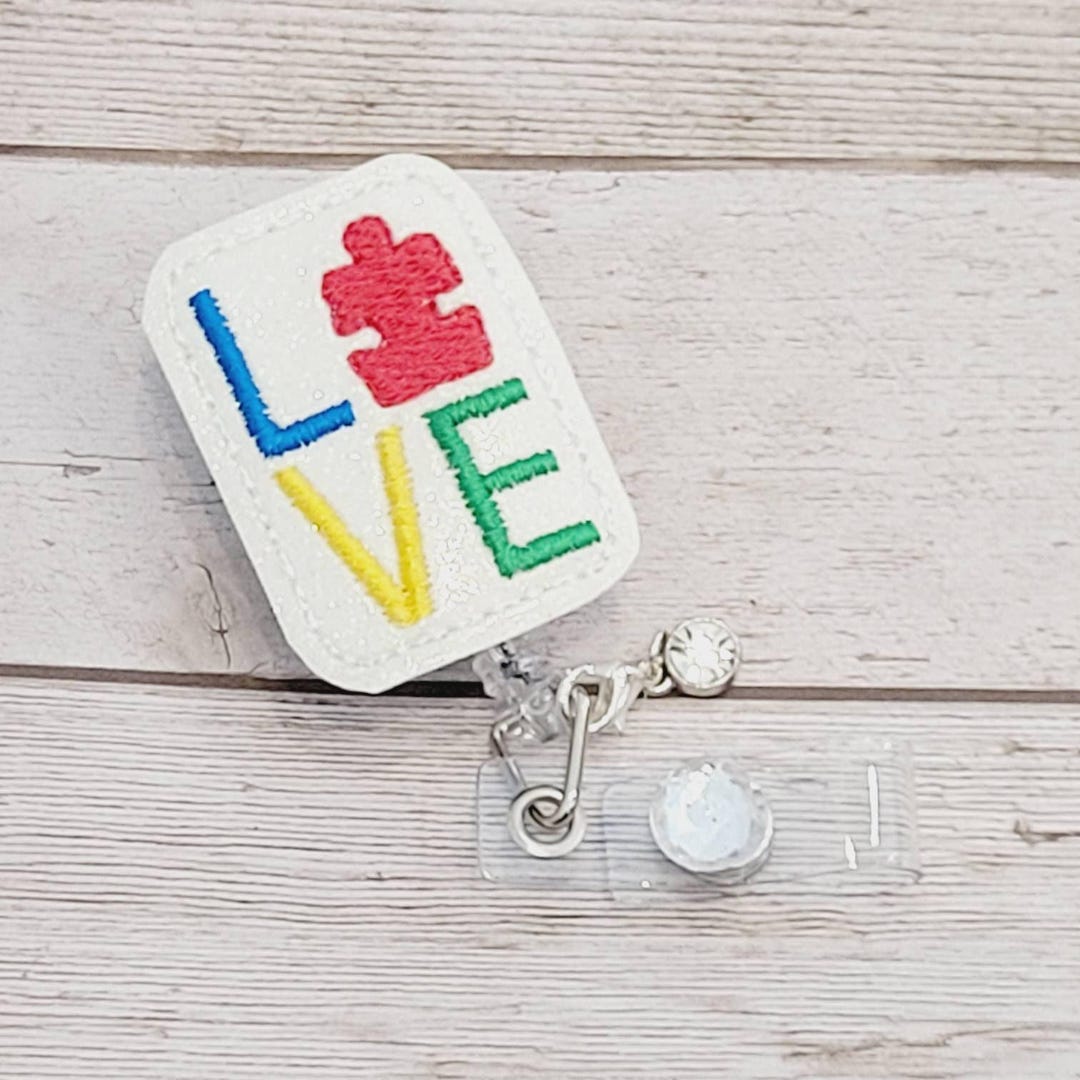 Autism Badge Reel Awareness:, Autism ID Badge, Neurodiversity, Special ...