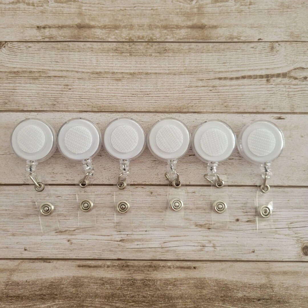 Retractable Badge Reels With Velcro for Interchangeable Badge Reels ...