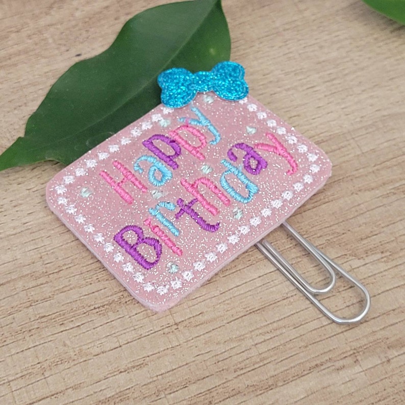 Pink Happy Birthday Badge Reel Birthday Lanyard Pink - Etsy