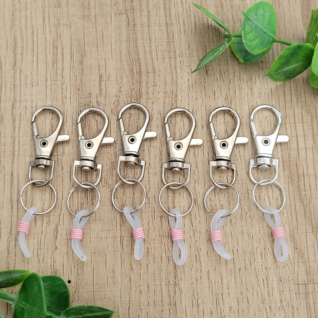 Light Pink Pen Clips With Lobster Clasp, Pen Converter, Silicone Ring ...