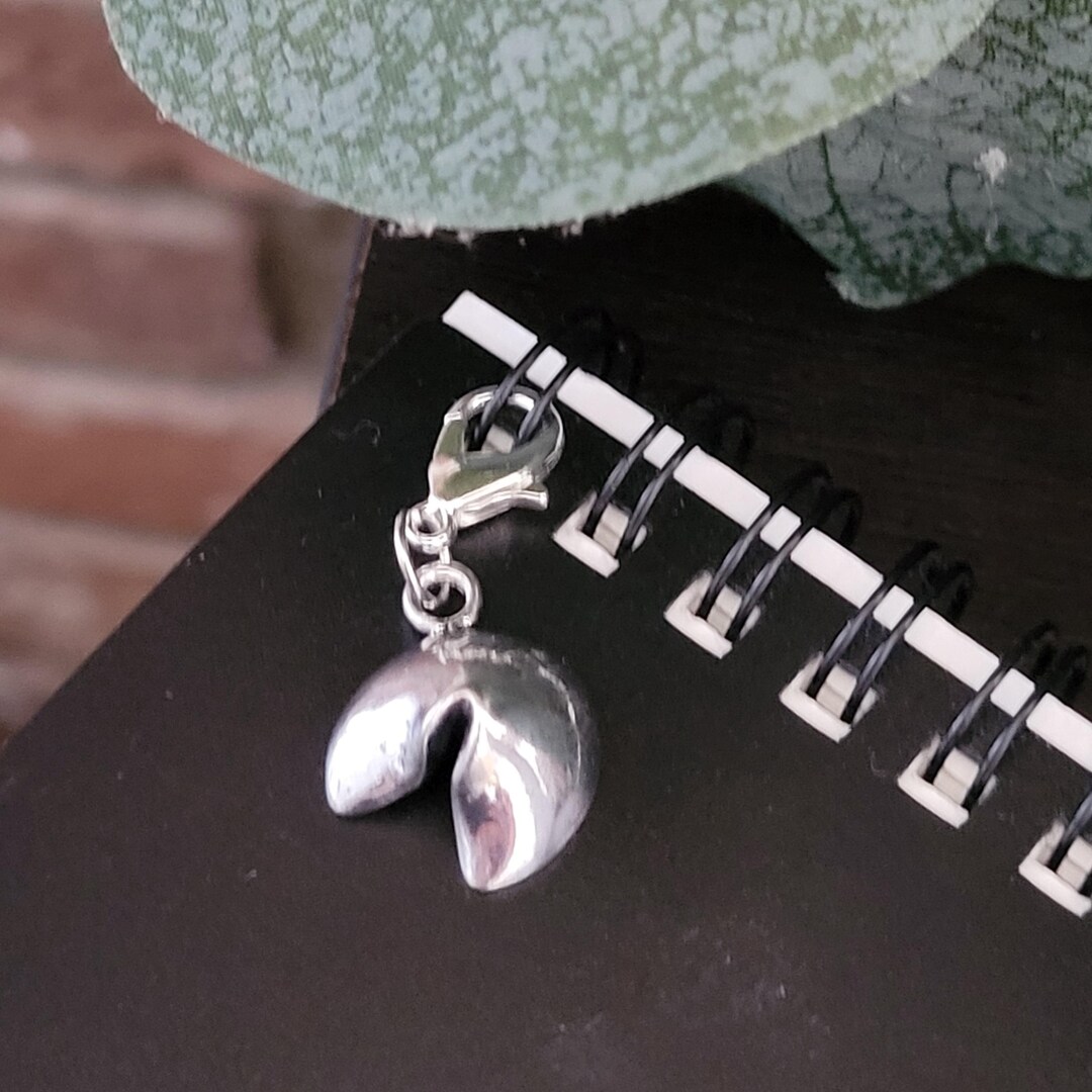 Fortune Cookie Charm: Interchangeable Badge Reel Dangle - Etsy