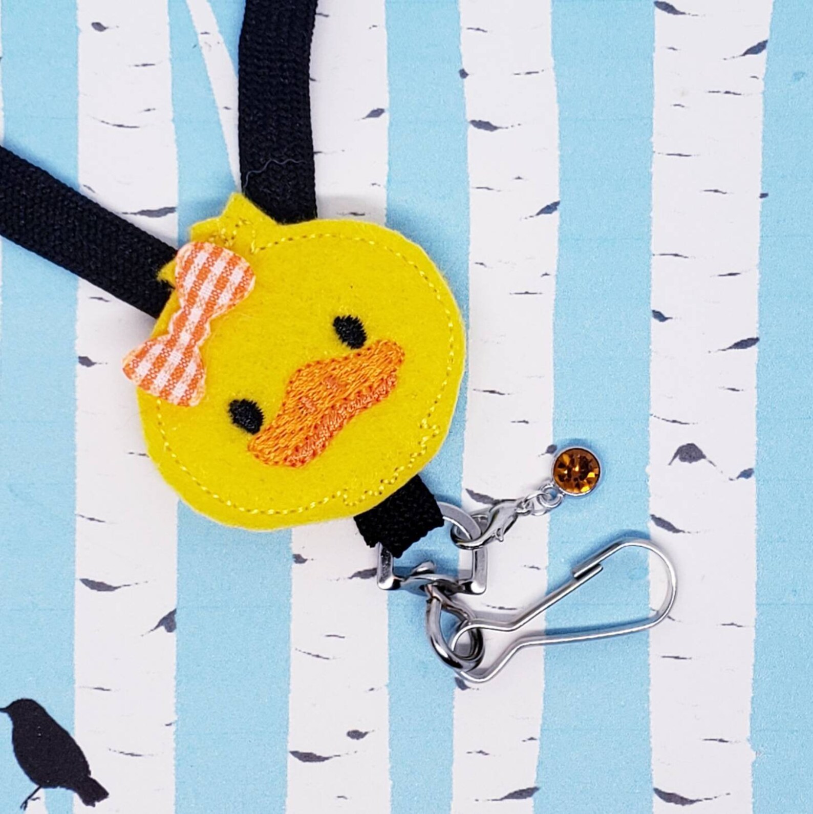 Baby Duck Retractable Badge Reel Duckie Lanyard ID Clip | Etsy