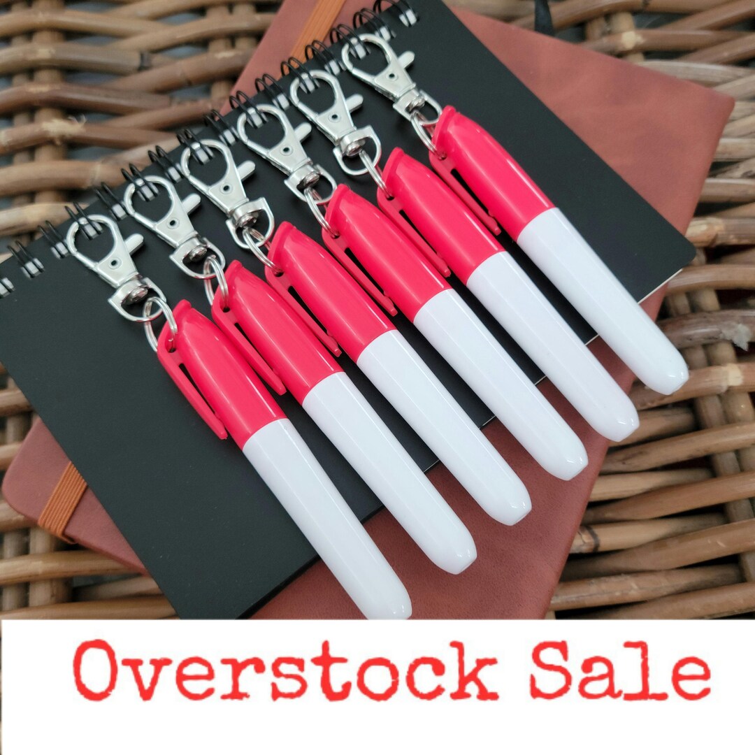 Red Mini Dry Erase Marker With Badge Clip: Nurse/teacher Accessory - Etsy
