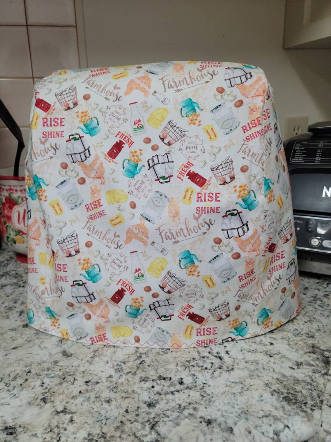 Kitchen-aid Mixer Cover/fabric Mixer Cover/farmhouse Kitchen Decor ...