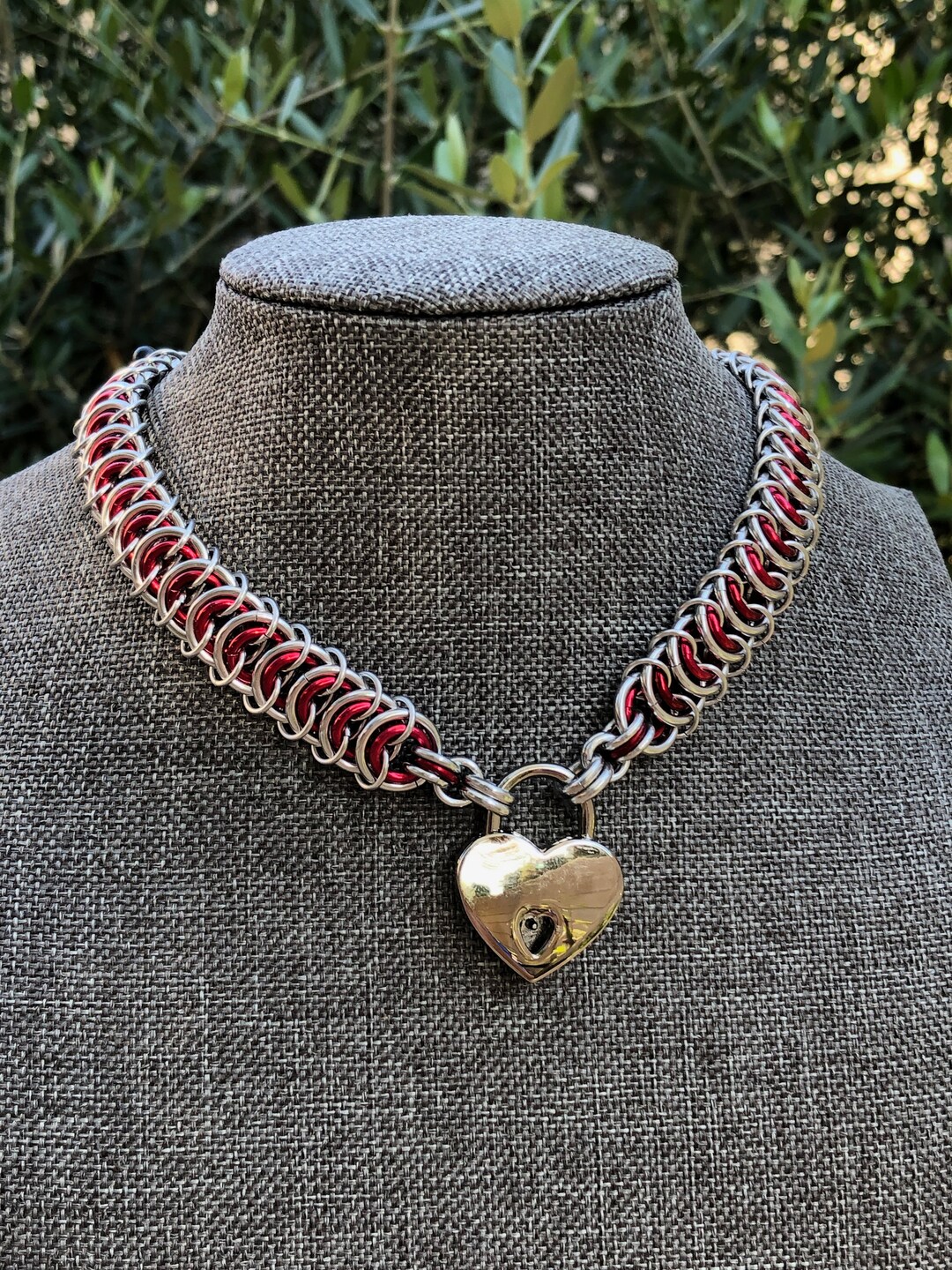 Red 24/7 Day Collar Vertebrae Weave / 3 Shades Available - Etsy