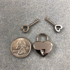 Mini Heart Lock - Etsy