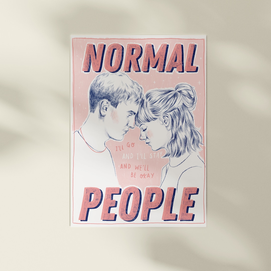 Normal People A4 Print - Etsy